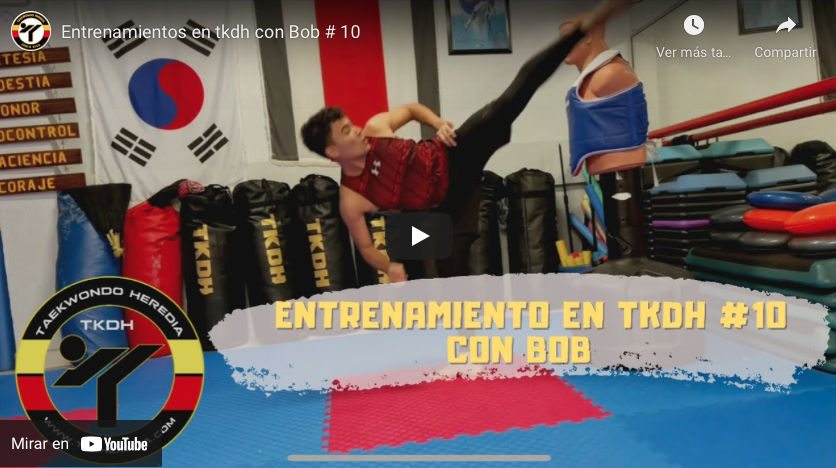 Entrenamientos en tkdh con Bob # 10